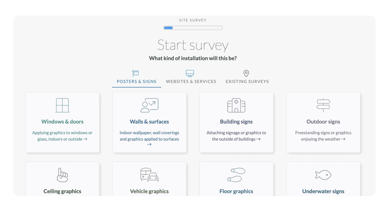 Online Surveys | Signage Surveyor